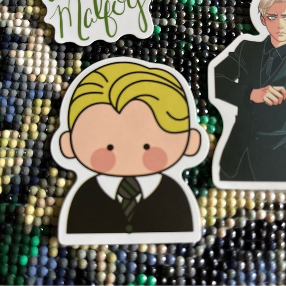 Warner Bros. | Other | Bundle Of 7 Draco Malfoy Themed Stickers | Poshmark